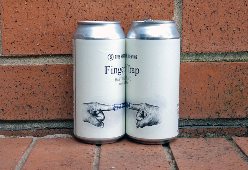 Five Barrel Brewing Finger Trap Hazy Pale - The Crafty Pint