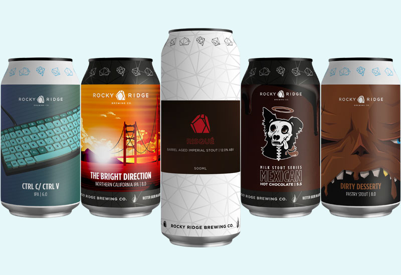 Rocky Ridge's Winter 2022 IPA & Stout Quintet - The Crafty Pint