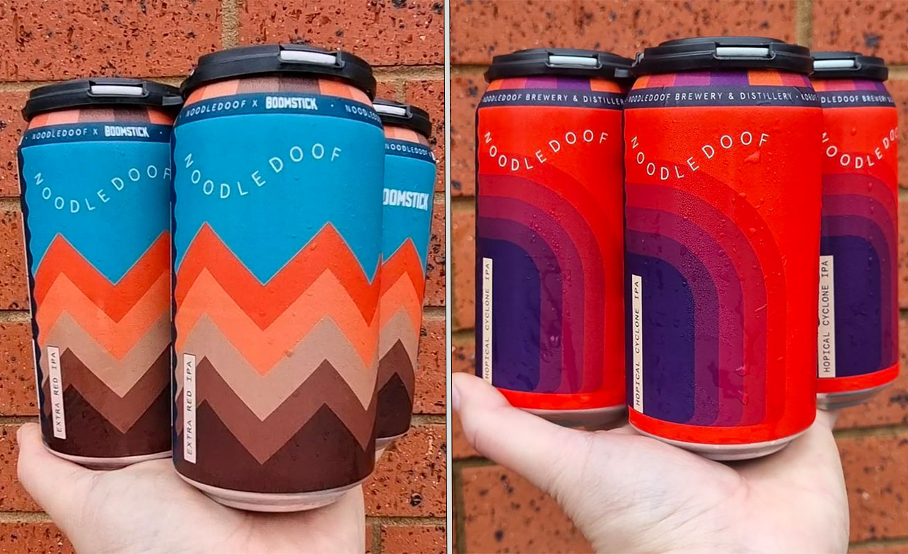 Noodledoof Extra Red IPA & Hopical Cyclone IPA - The Crafty Pint