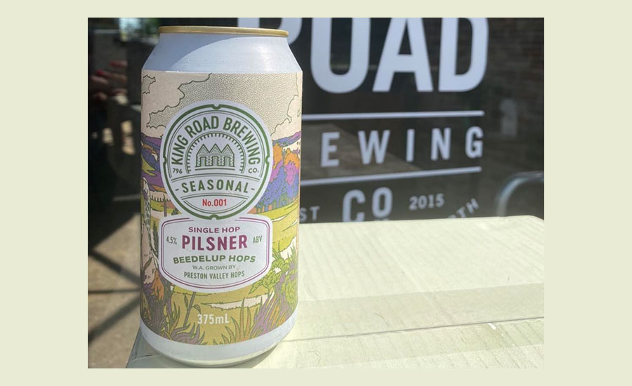 King Road Brewing Beedelup Pilsner - The Crafty Pint