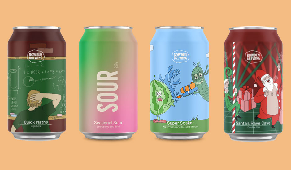 Bowden Brewing Quick Maths, Sour, Super Soaker & Santa's Rave Cave ...