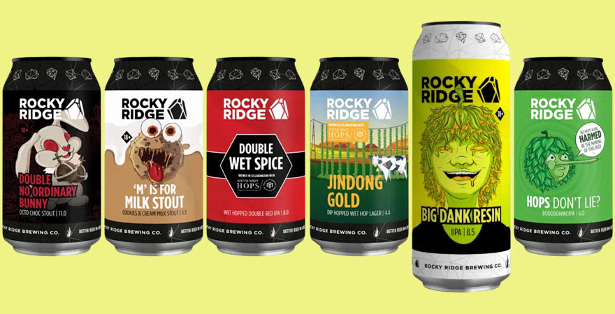 Rocky Ridge's Stouty, Hoppy, Harvesty Sextet - The Crafty Pint