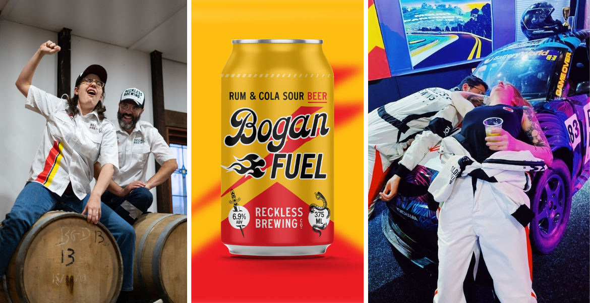 Reckless Brewing Bogan Fuel Rum & Coke Sour - The Crafty Pint