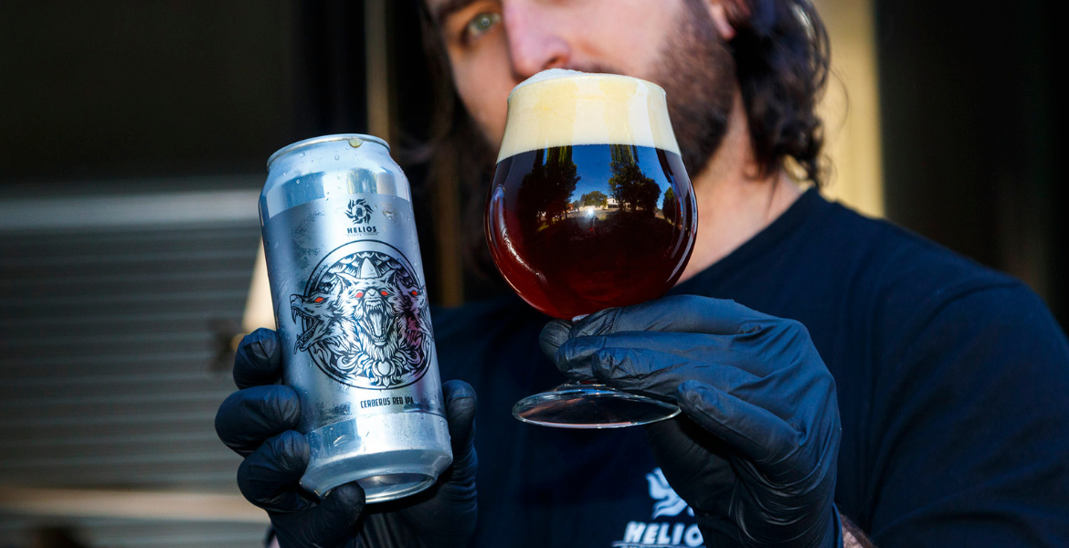 Helios Brewing Cerberus Red IPA 2023 - The Crafty Pint