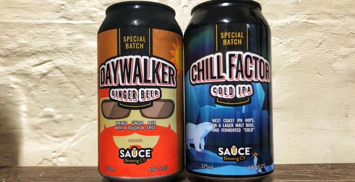 Sauce Brewing Co Chill Factor & Daywalker - The Crafty Pint
