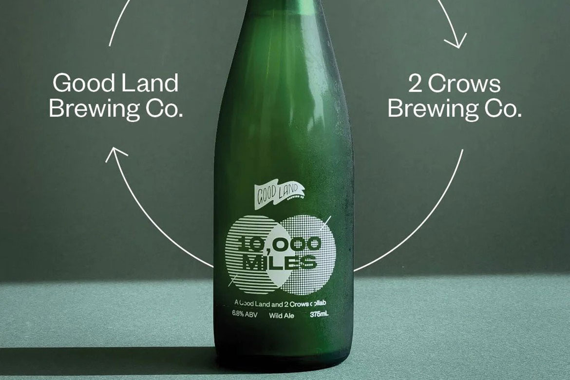 Good Land Brewing x 2 Crows Brewing 10,000 Miles - The Crafty Pint