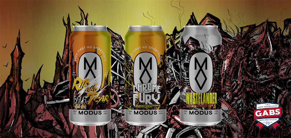 Modus Beer Chrome Fury, Rip & Tear and Wastelander - The Crafty Pint