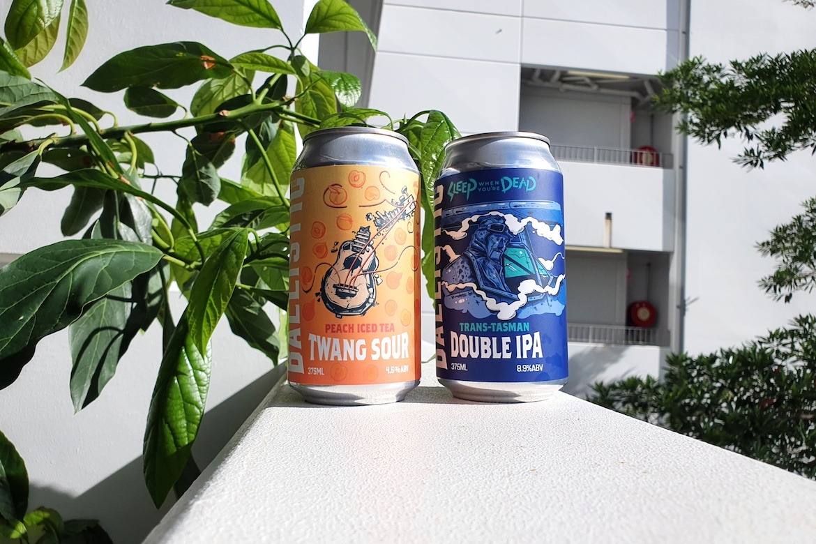 Ballistic Peach Iced Tea Twang Sour & SWYD Trans-Tasman West Coast DIPA ...
