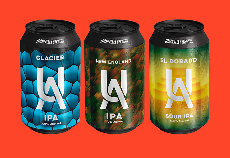Urban Alley Glacier IPA, NEIPA & El Dorado IPA - The Crafty Pint
