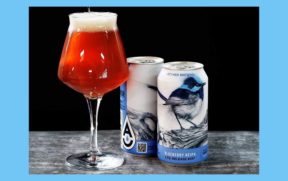 Aether Brewing Blueberry NEIPA - The Crafty Pint