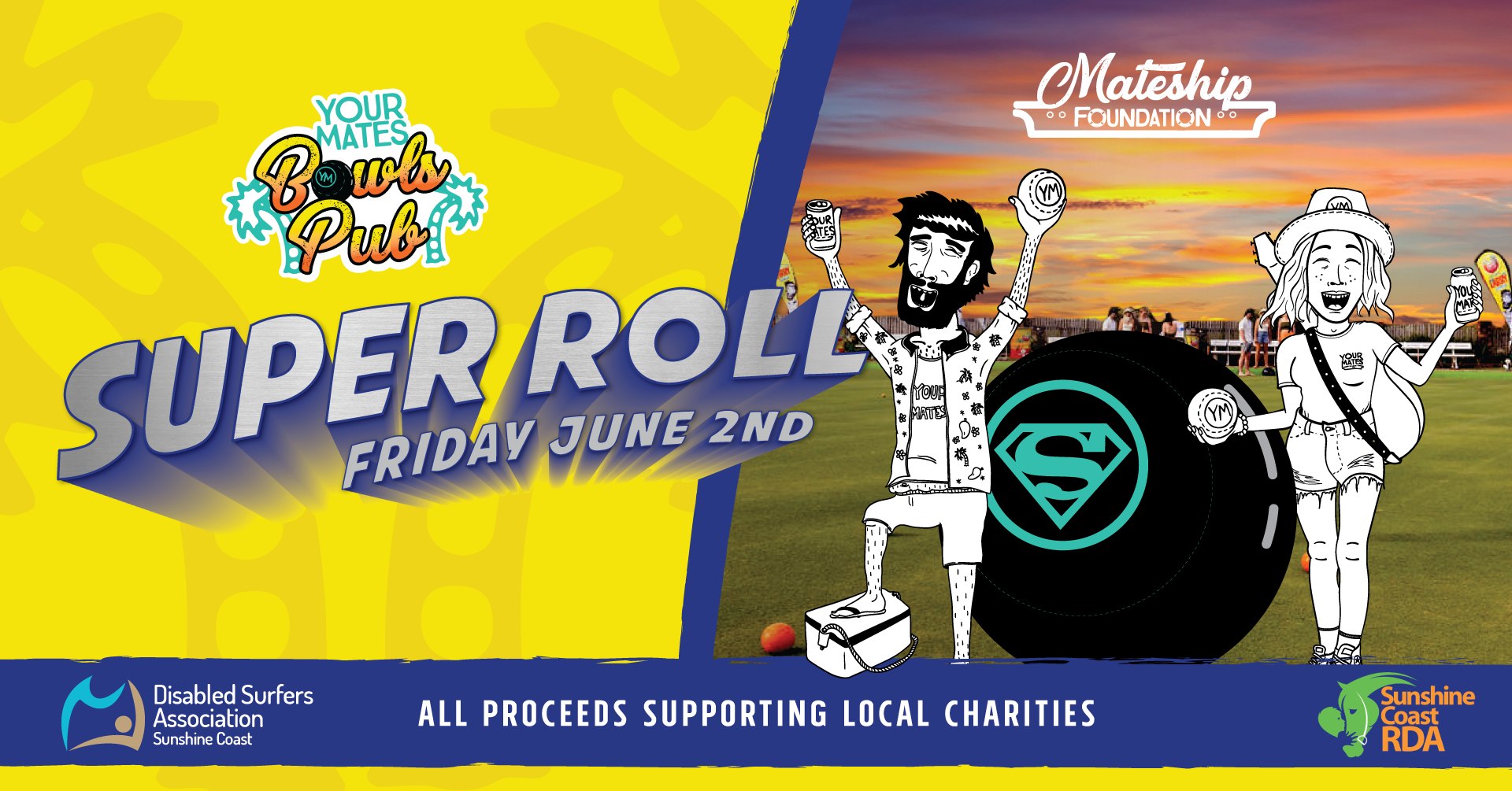 Your Mates Super Roll Charity Bowls Bash - The Crafty Pint