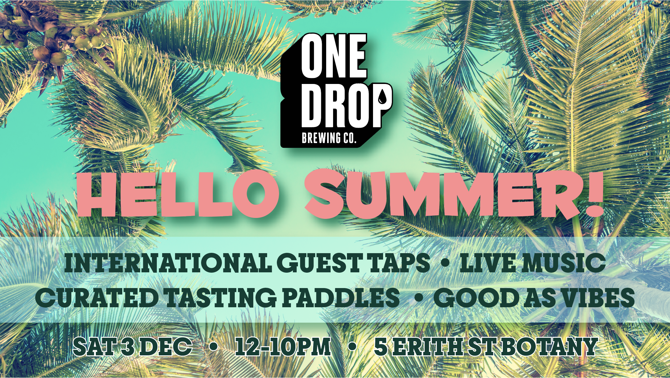 Hello Summer! With One Drop - The Crafty Pint