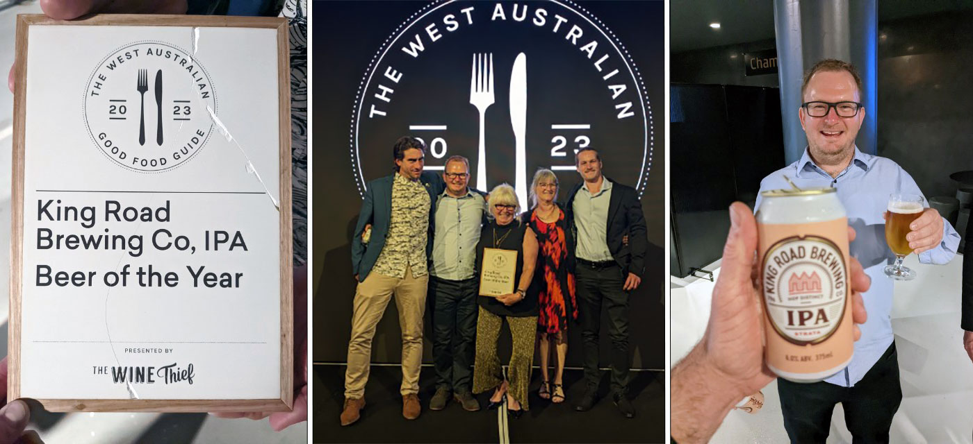 King Road IPA Scoops WA Beer Of The Year - The Crafty Pint