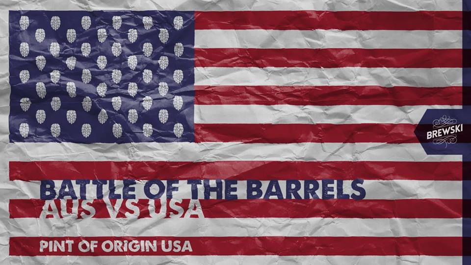 The Battle of the Barrel: Aus vs USA At Brewski (QLD) - The Crafty Pint
